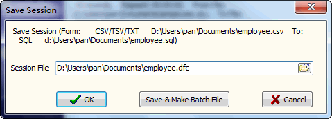 Convert Data File - Command line